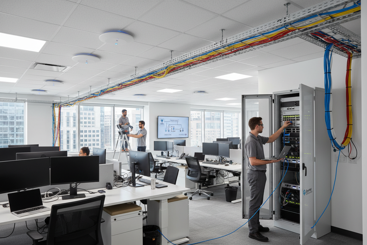 Wired & Wireless Network Deployment – SKJ Engineering Sdn Bhd
